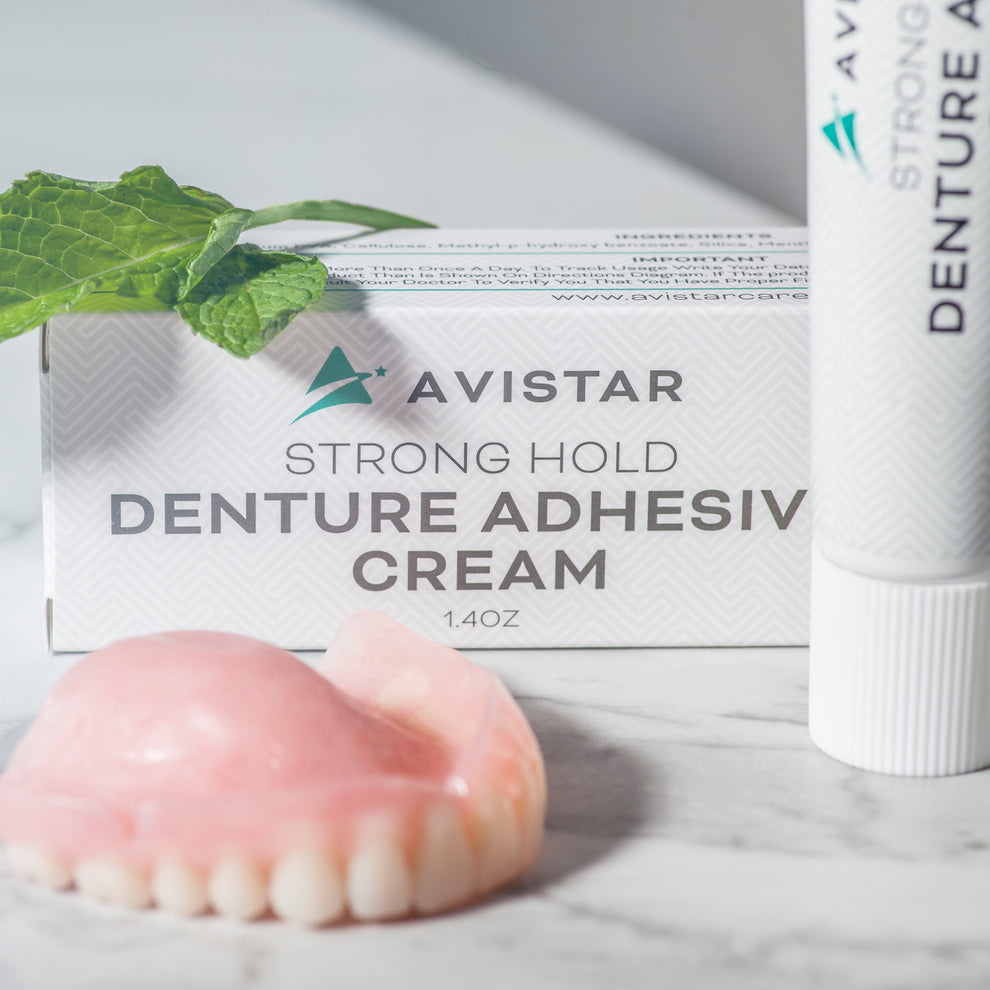 Denture Adhesive Cream - 5 Pack (Mint Flavour) – avistarcare